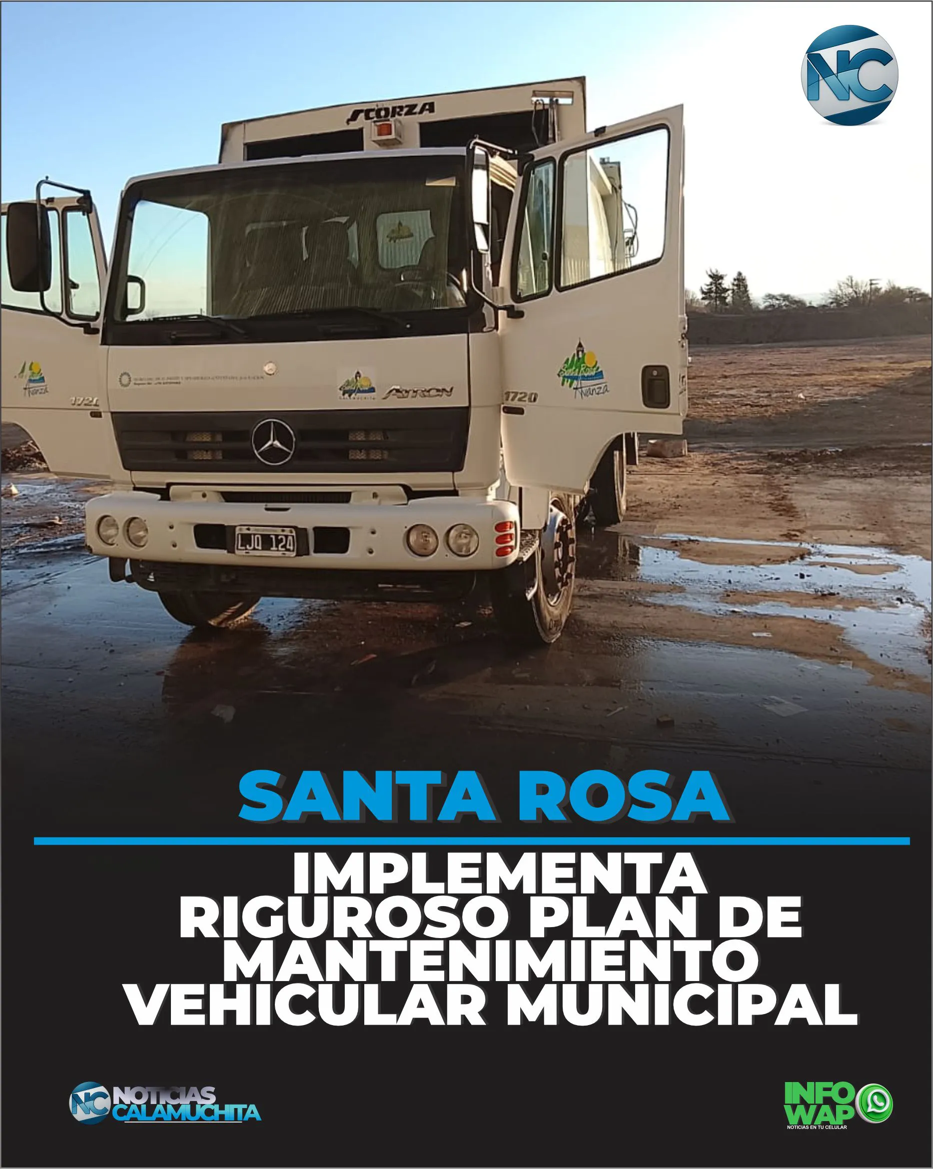 Santa Rosa implementa riguroso plan de mantenimiento vehicular municipal